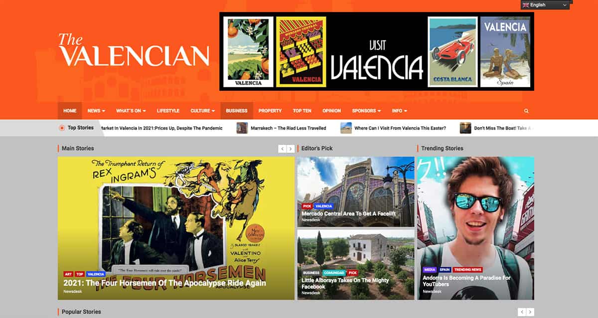 Valencia News: latest info in English language - Valencian
