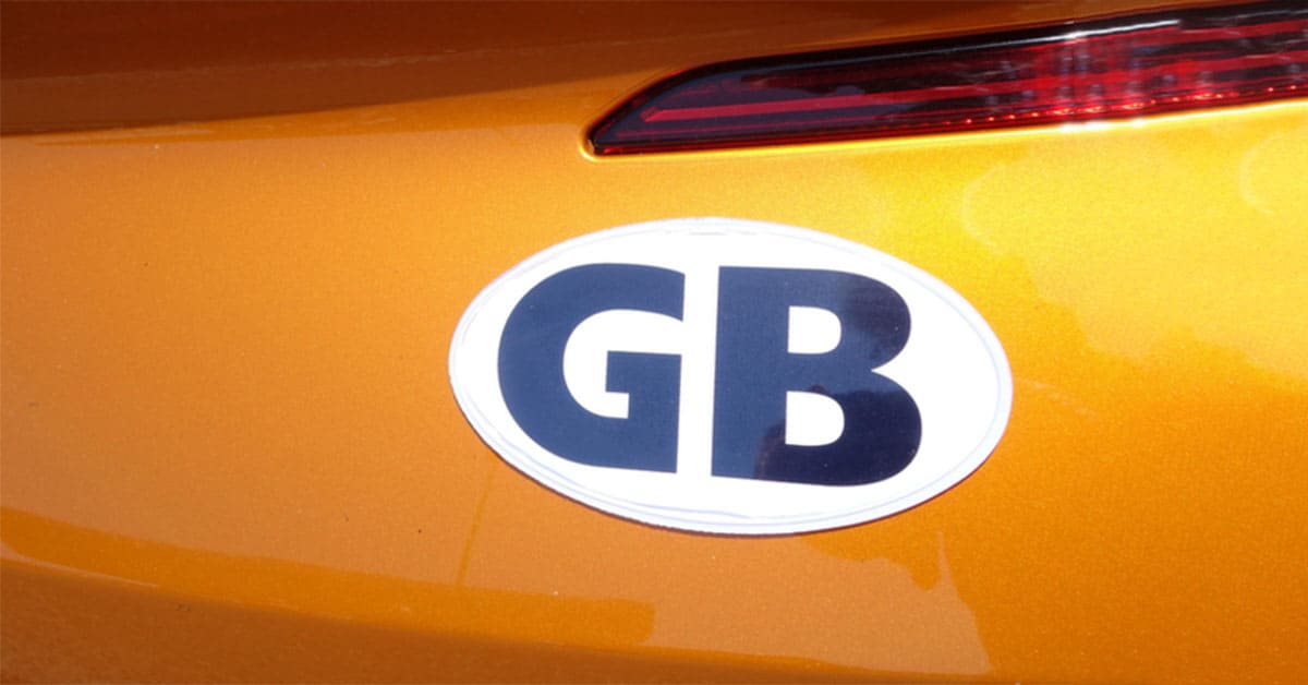 GB Sticker Is No Longer Valid When Entering Spain - Valencian